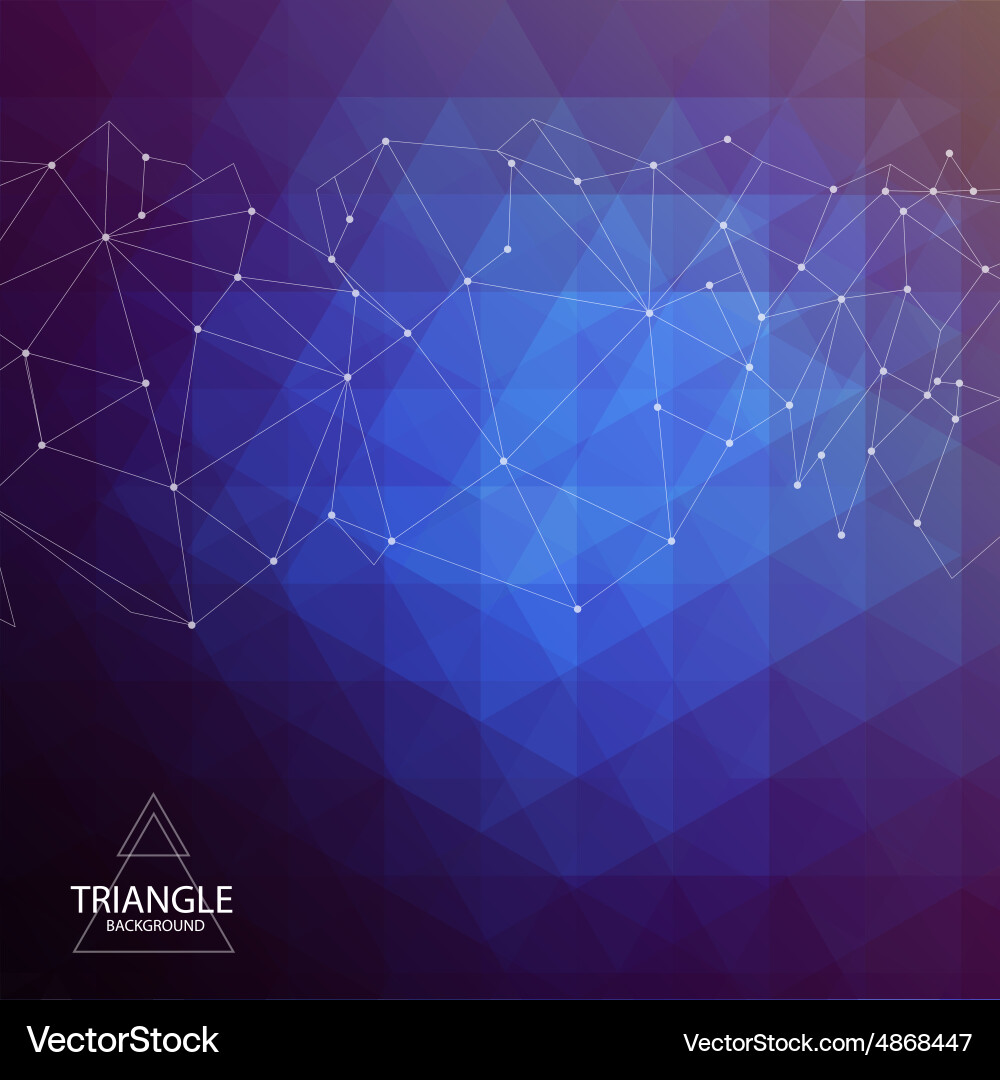 Abstract triangle background Royalty Free Vector Image