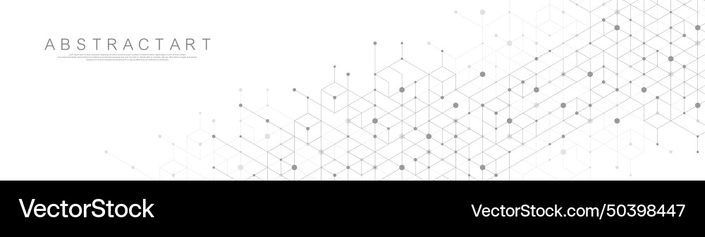 Modern technology with square Royalty Free Vector Image