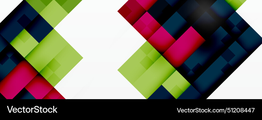 Vibrant geometric pattern with triangles Vector Image