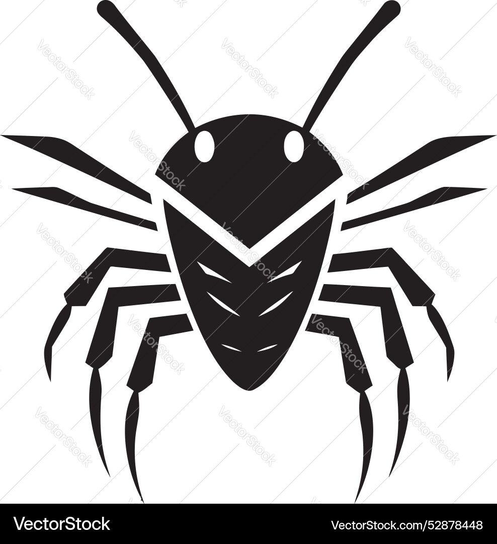 Abstract mosquito design intricate Royalty Free Vector Image
