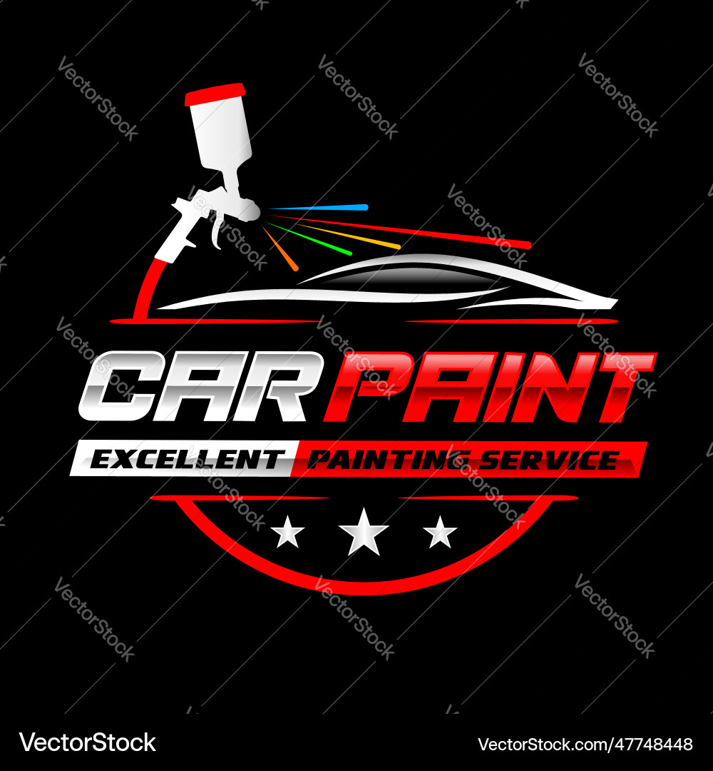 Automotive Restoration Logo Royalty Free Vector Image