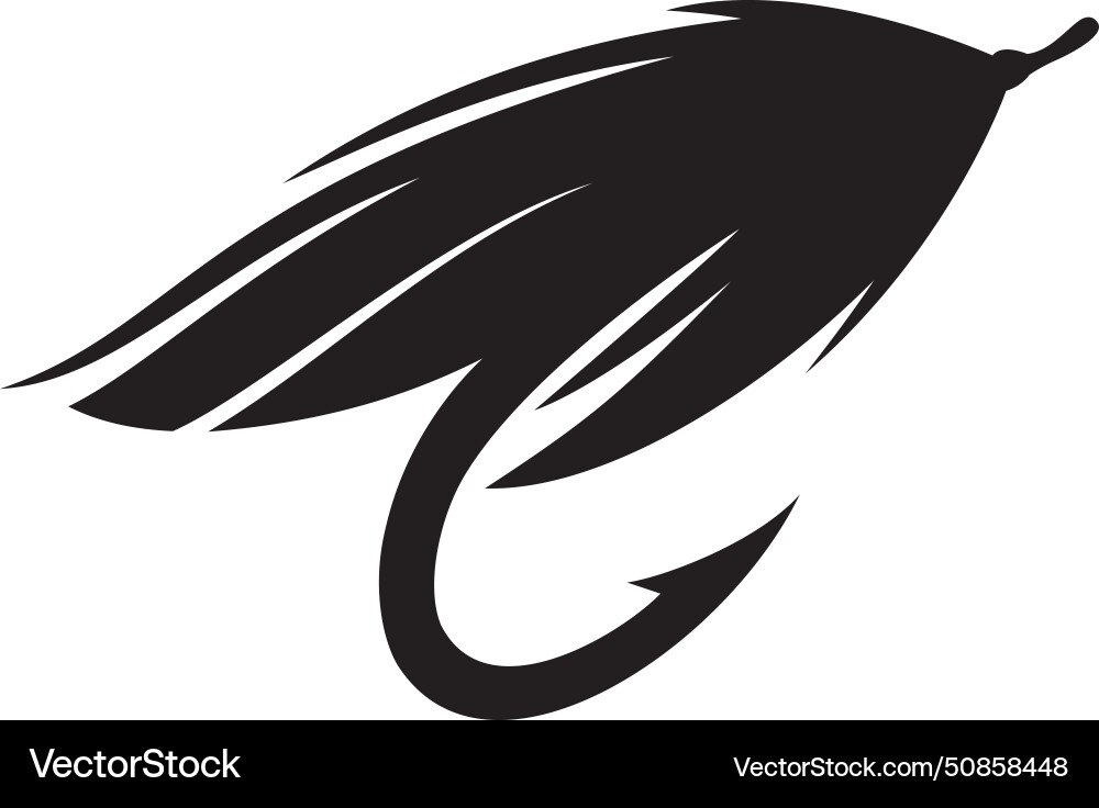 Fly fishing flies Royalty Free Vector Image - VectorStock