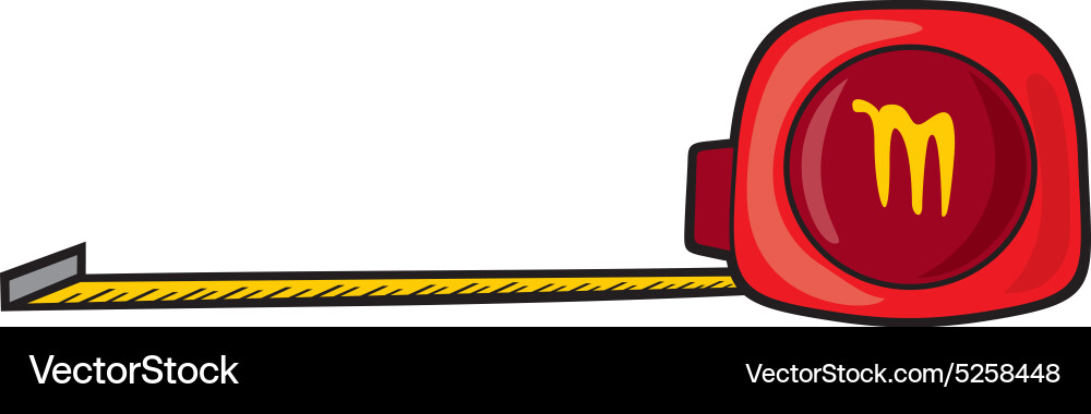 Measuring tape Royalty Free Vector Image - VectorStock