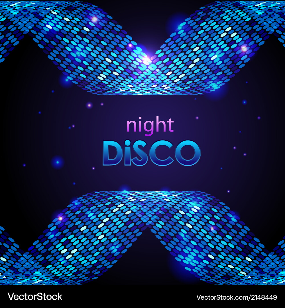 Disco background Royalty Free Vector Image - VectorStock
