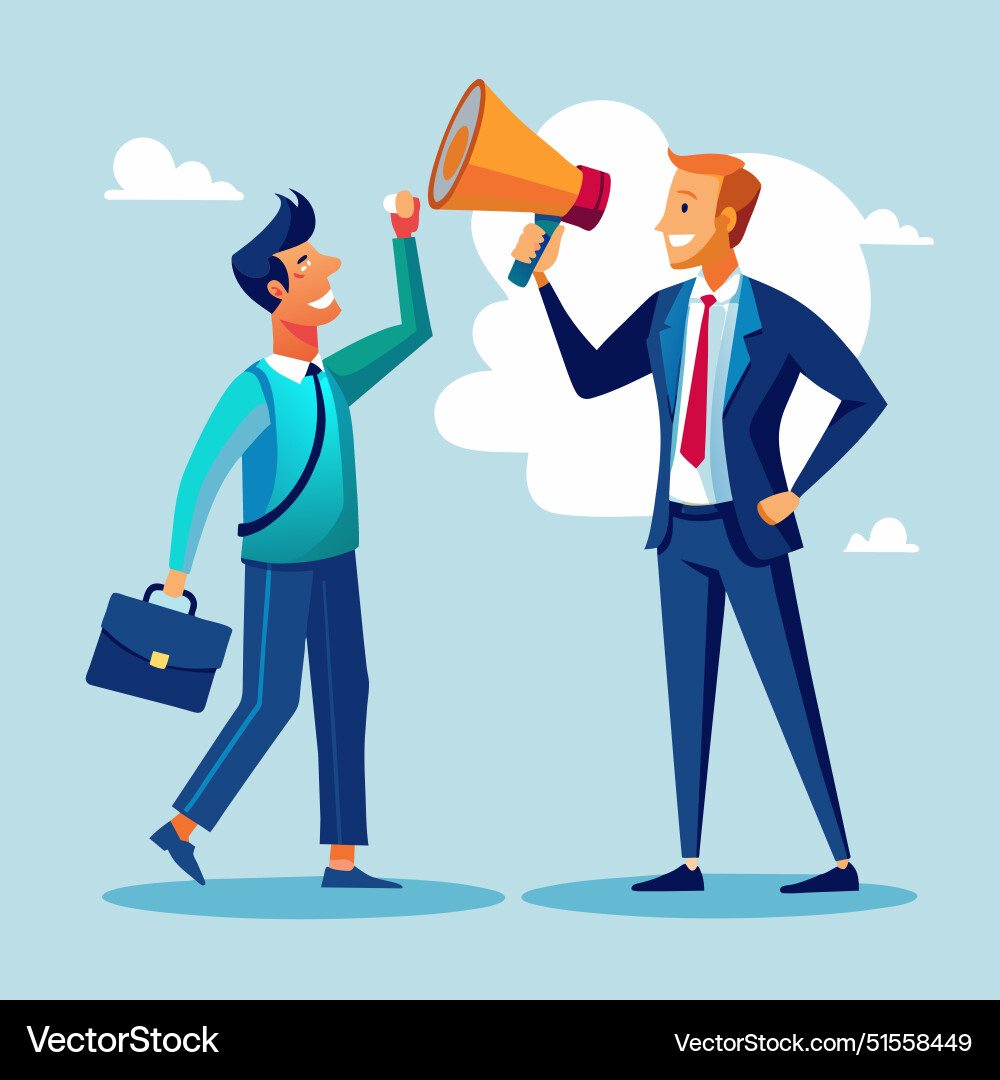 Encourage employee voice advocacy or support Vector Image Encourage employee voice advocacy or support Vector Image
