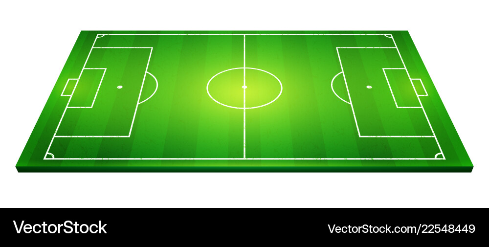 Football field soccer Royalty Free Vector Image