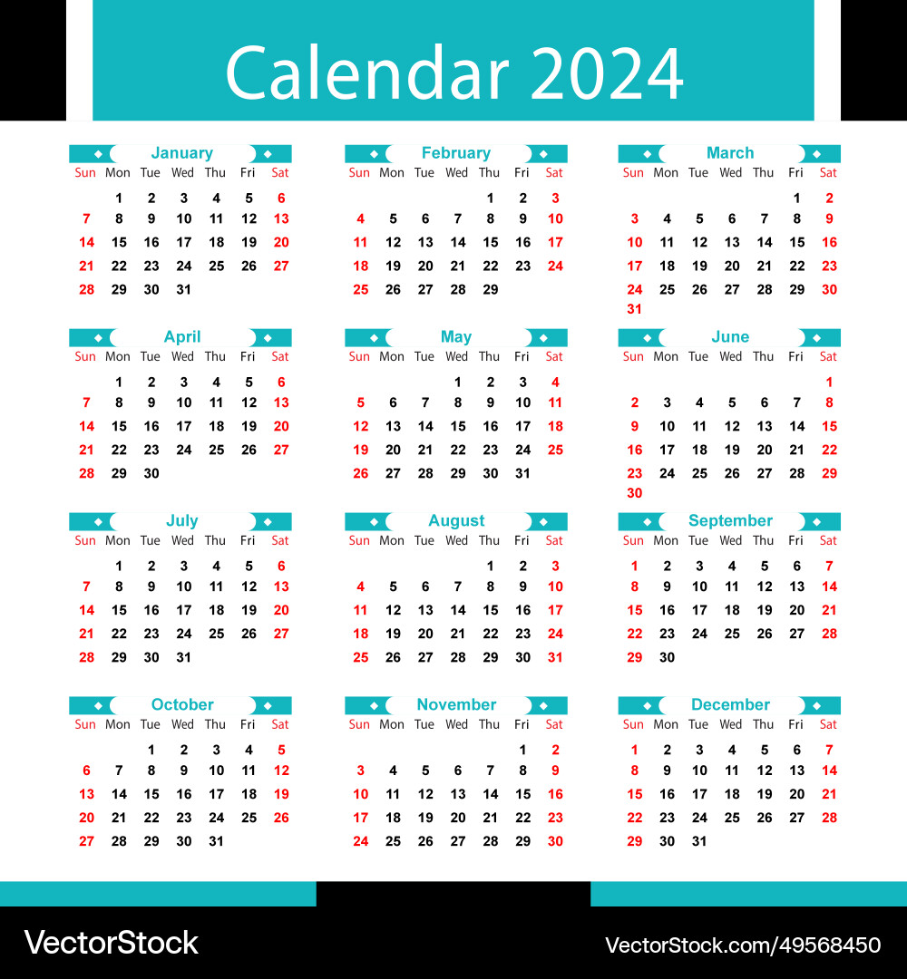 Free 2024 Calendar Vector Images (over 220)