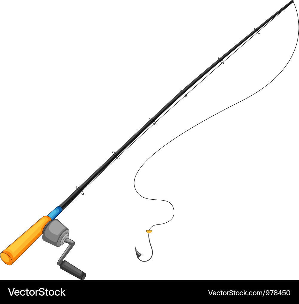 Fishing Rod Illustration Royalty Free Vector Image