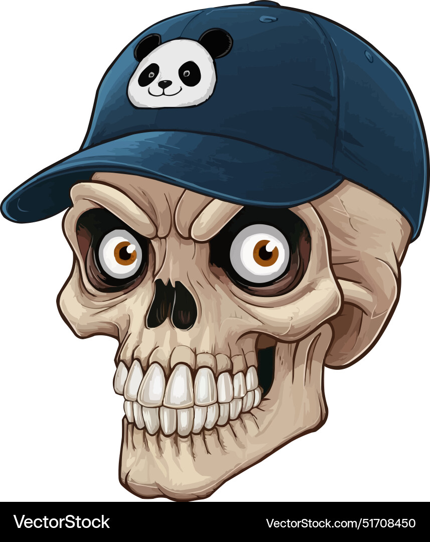 Halloween skull Royalty Free Vector Image - VectorStock