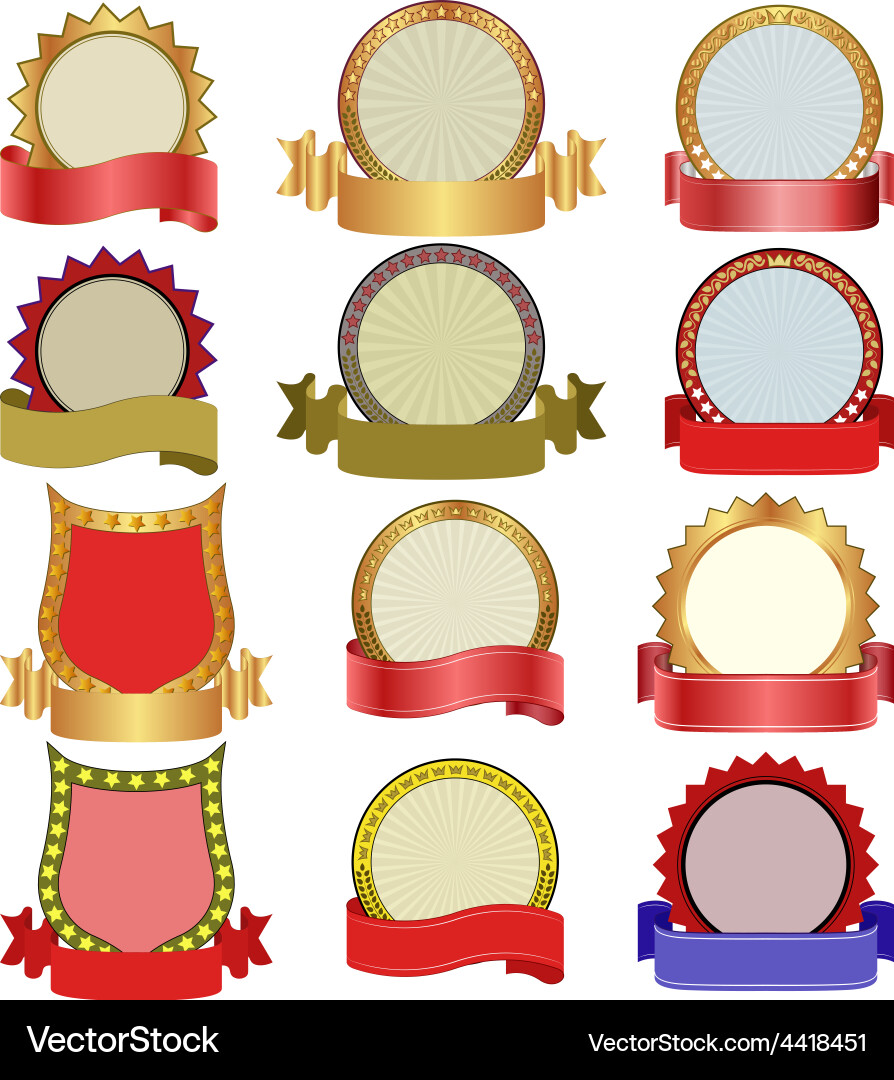 Labels Royalty Free Vector Image - VectorStock