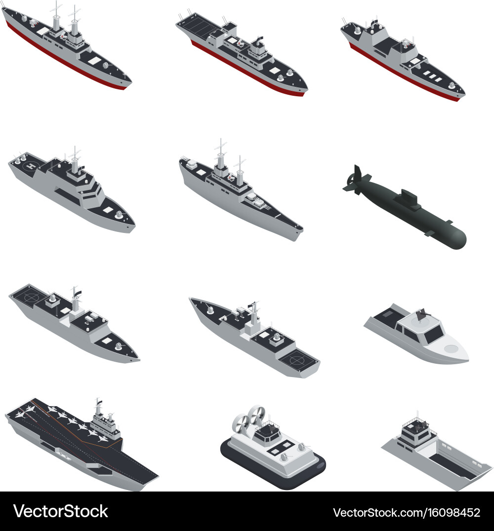 Isometric Navy Boat Vector Images (over 2,000)