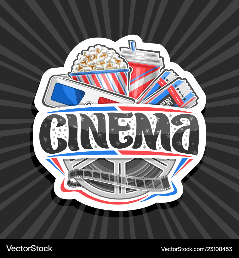 Logo for cinema Royalty Free Vector Image - VectorStock