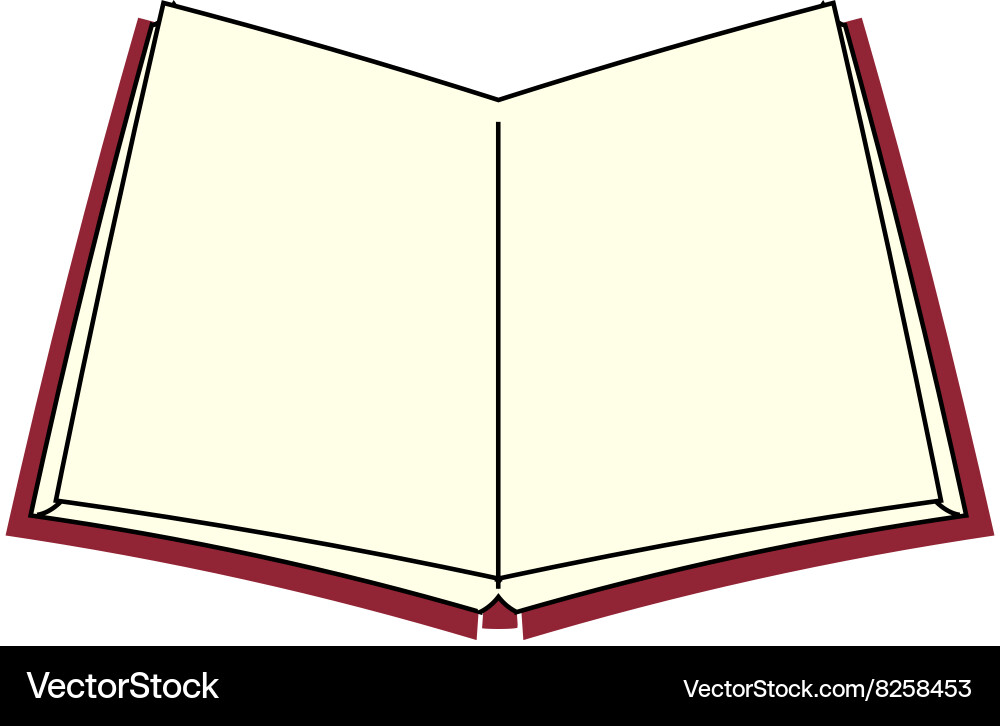 Open-book Royalty Free Vector Image - VectorStock