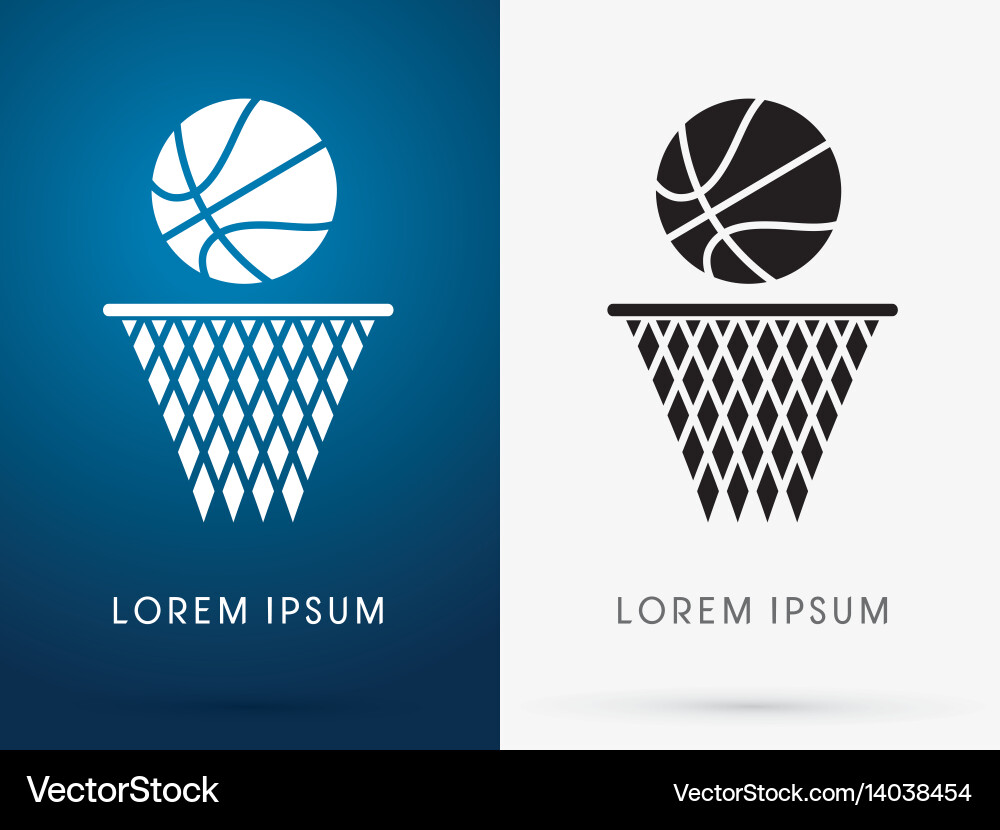 Basketball Net Logo Royalty Free Vector Image - VectorStock