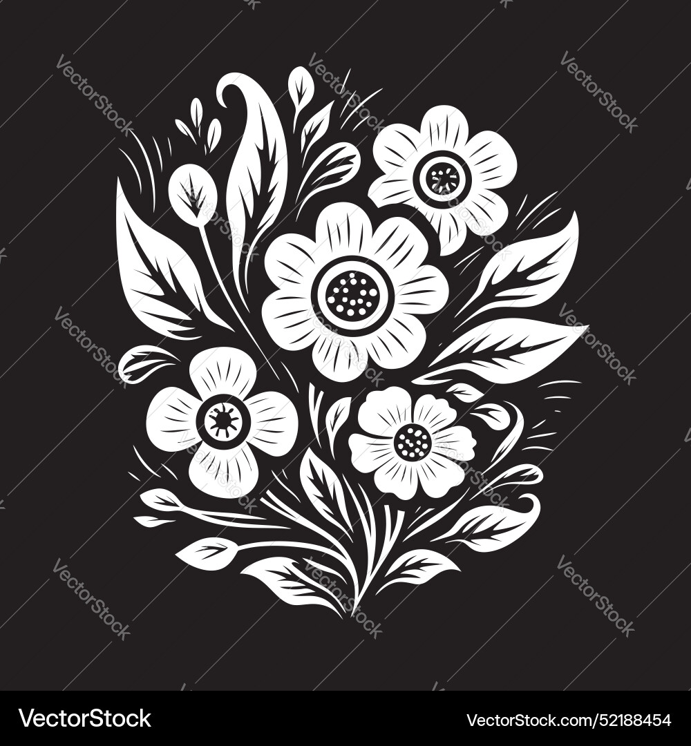 Blooming creativity innovative flower Royalty Free Vector