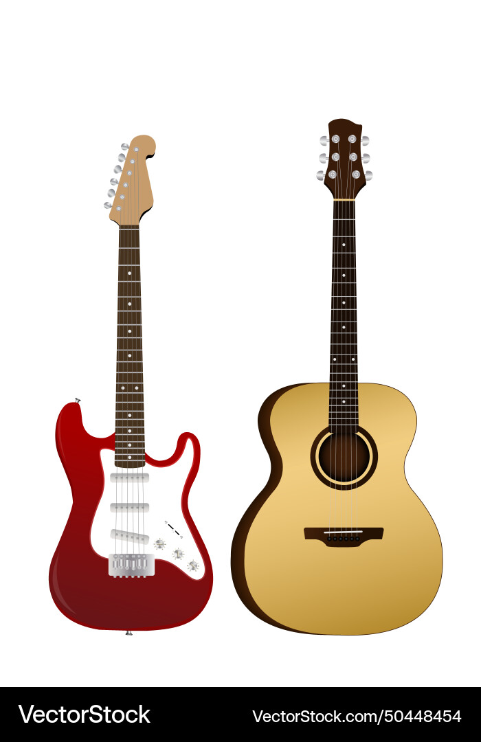 Guitar Royalty Free Vector Image - VectorStock
