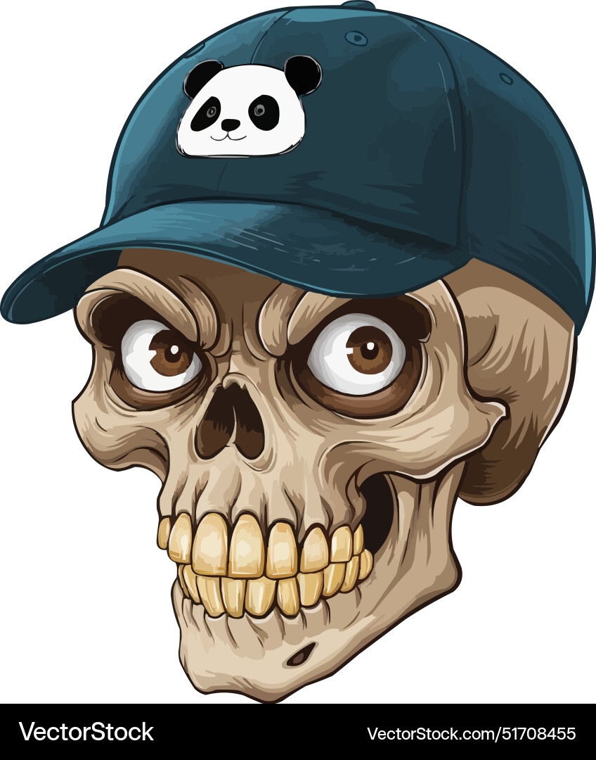 Halloween skull Royalty Free Vector Image - VectorStock