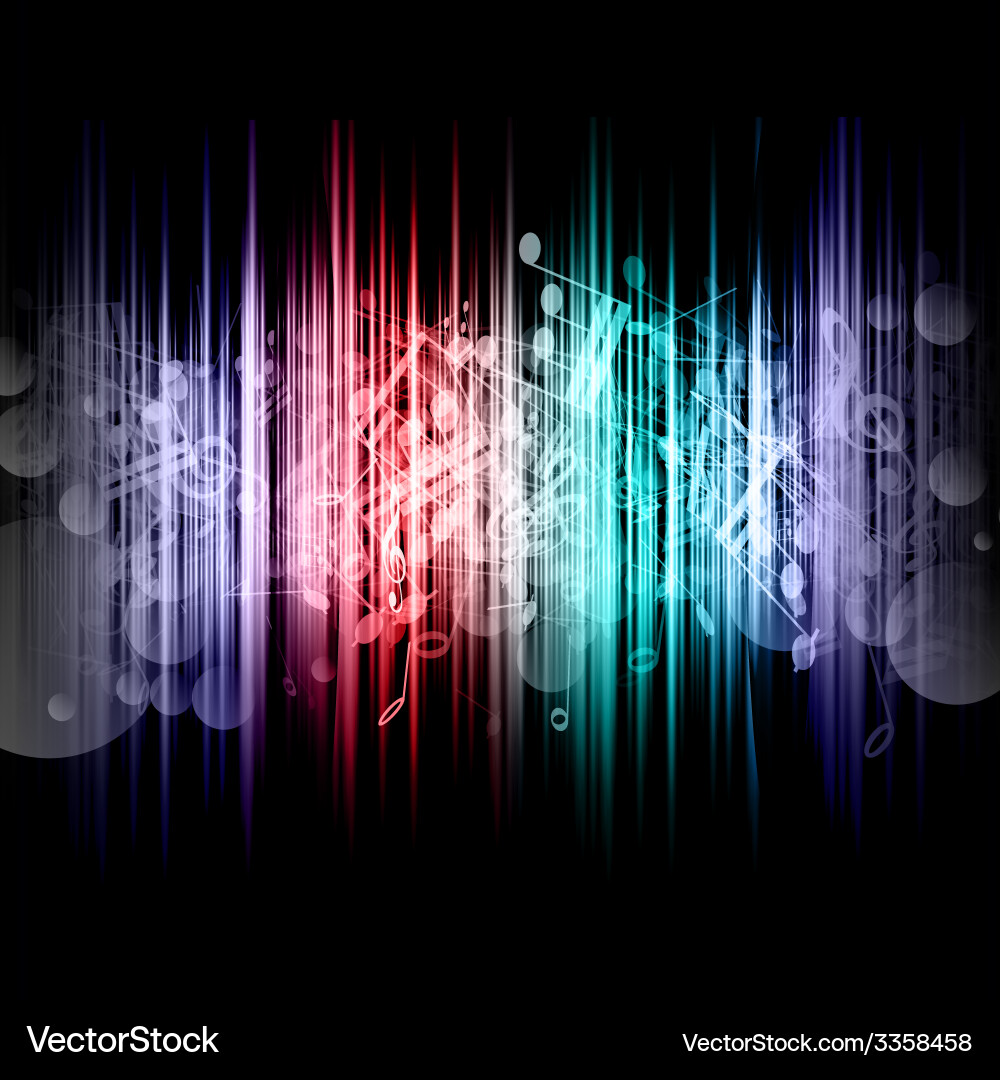 Music abstract 1107 Royalty Free Vector Image - VectorStock