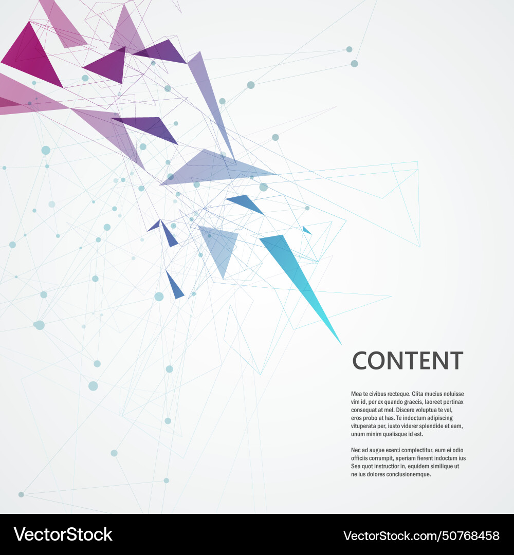 Technology science and biology abstract Royalty Free Vector