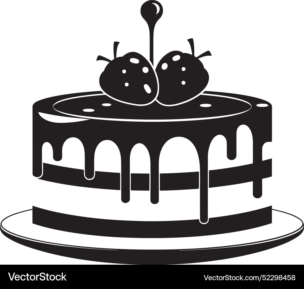 Velvet symphony cake compilationsmokey indulgence Vector Image