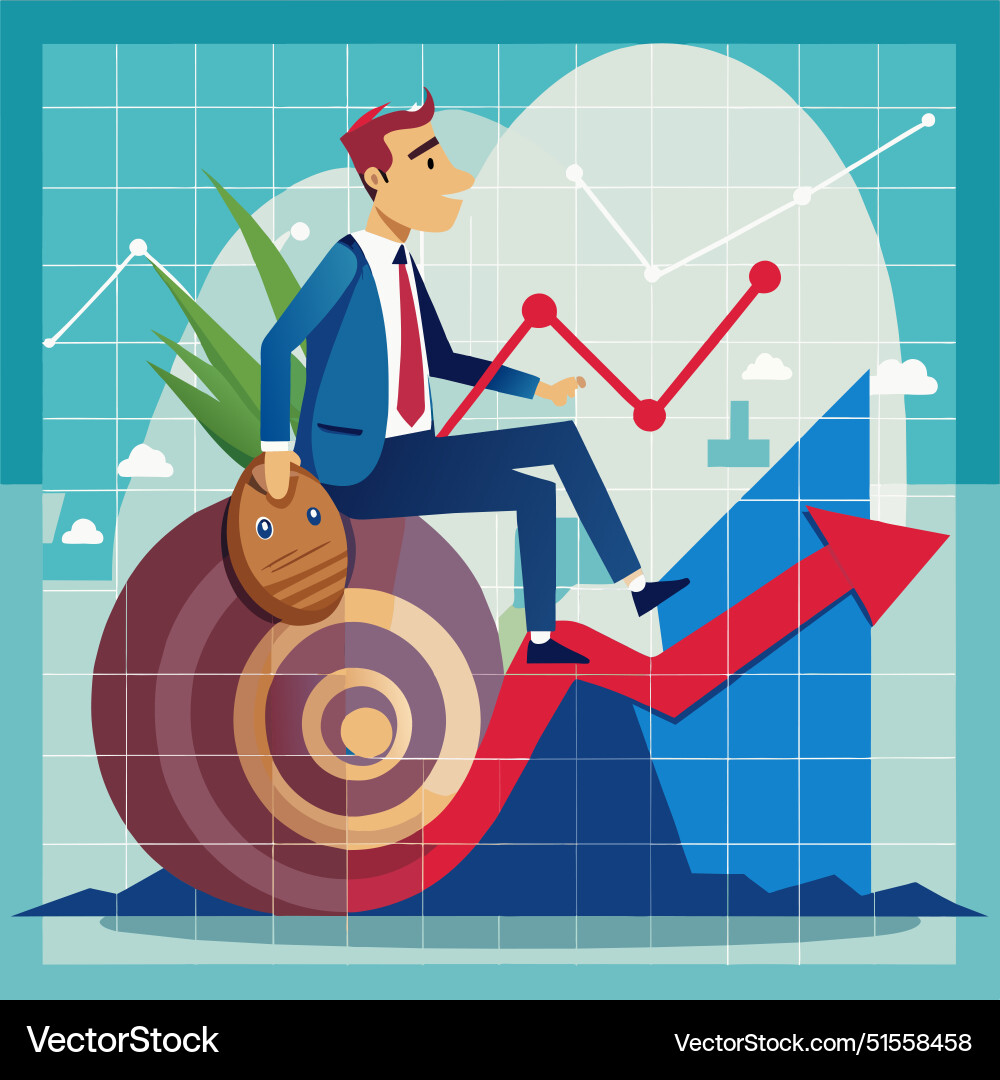 World economic slow down due to covid-19 Vector Image