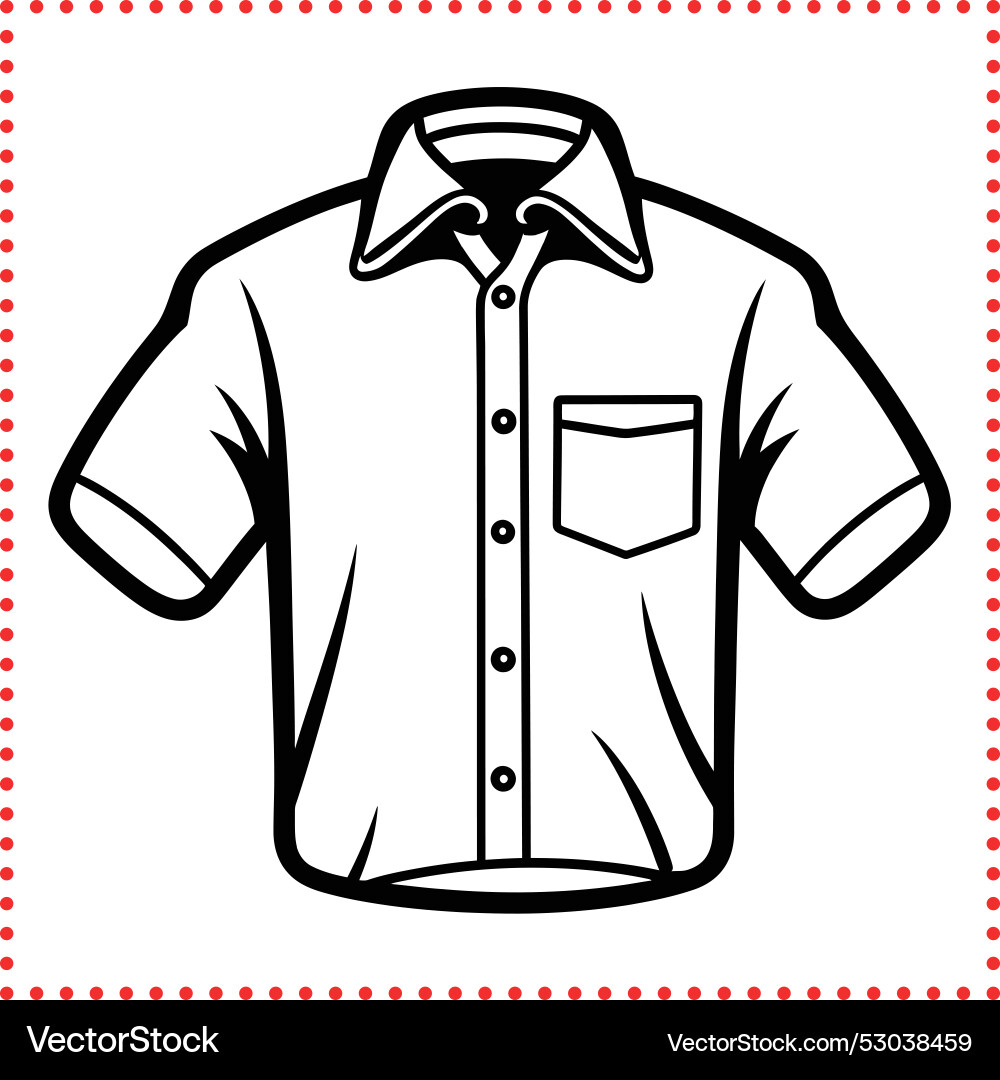 Customizable men s shirt templates versatile Vector Image