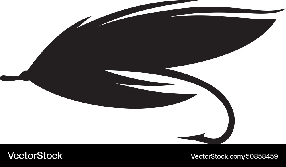 Fly fishing flies Royalty Free Vector Image - VectorStock