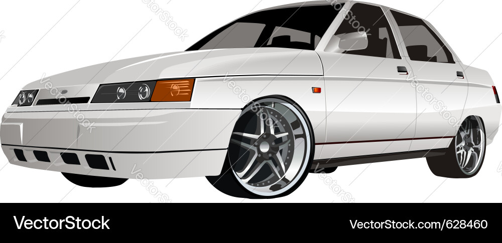 Stylish Modern Car Royalty Free Vector Image - VectorStock