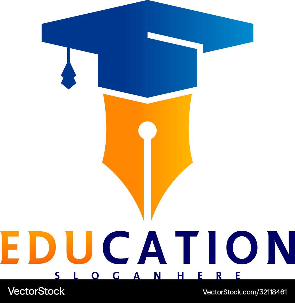 Education logo design template icon symbol Vector Image