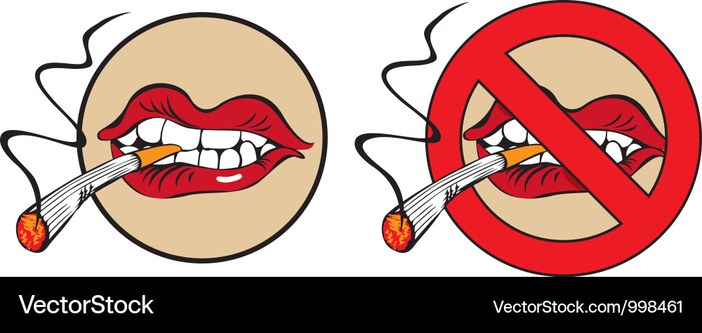 No smoke Royalty Free Vector Image - VectorStock