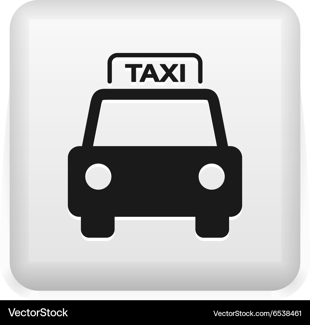 Taxi symbol Royalty Free Vector Image - VectorStock
