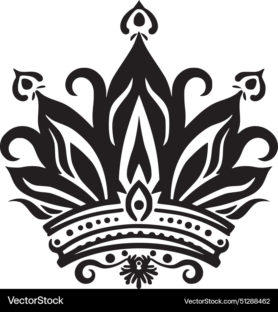 Crown - high quality logo ideal for t-shirt Vector Image