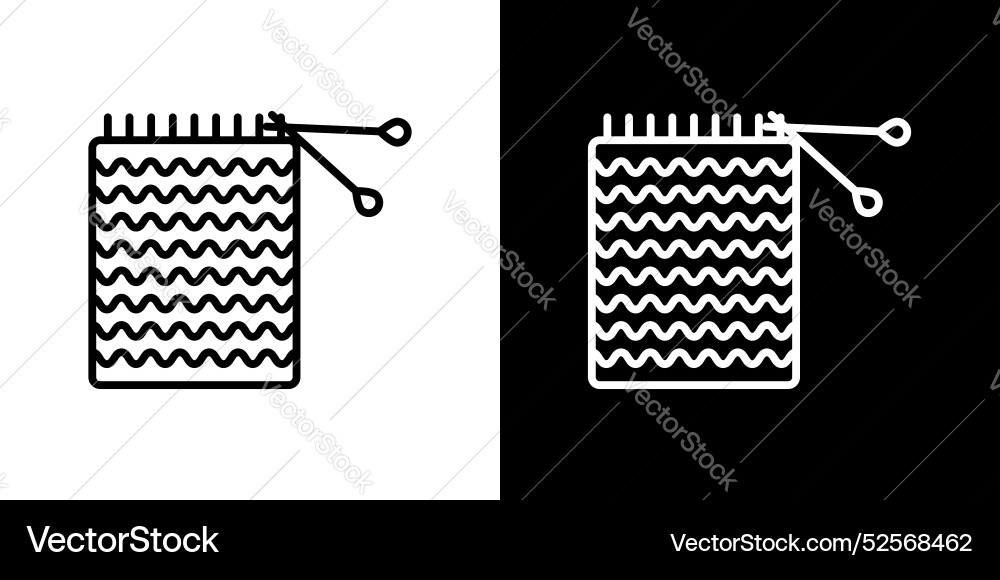 Handloom icon set on white background Royalty Free Vector
