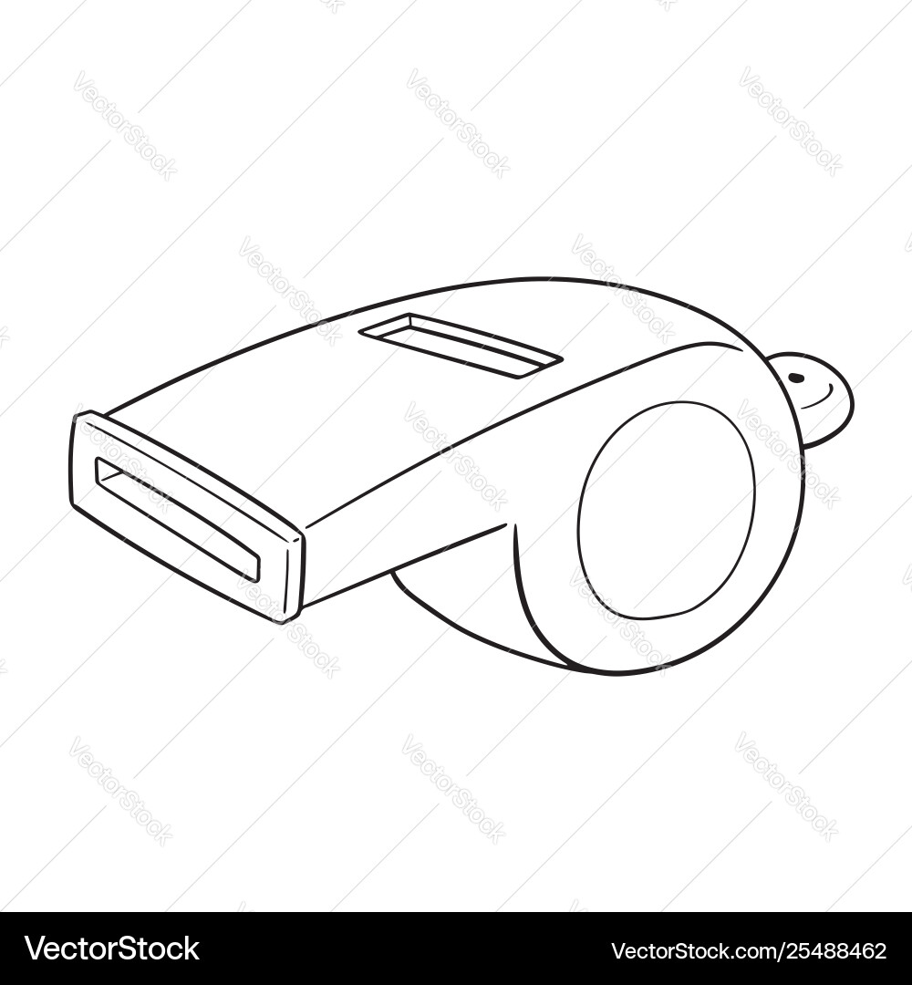 Whistle Royalty Free Vector Image - VectorStock
