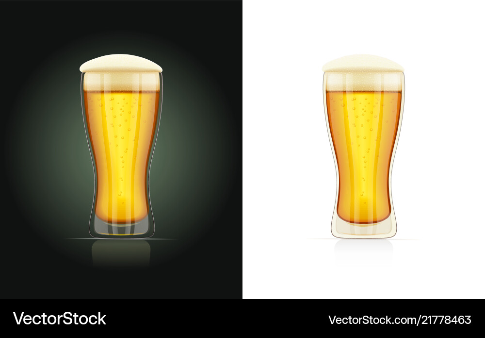 Beer glass brewery cup Royalty Free Vector Image