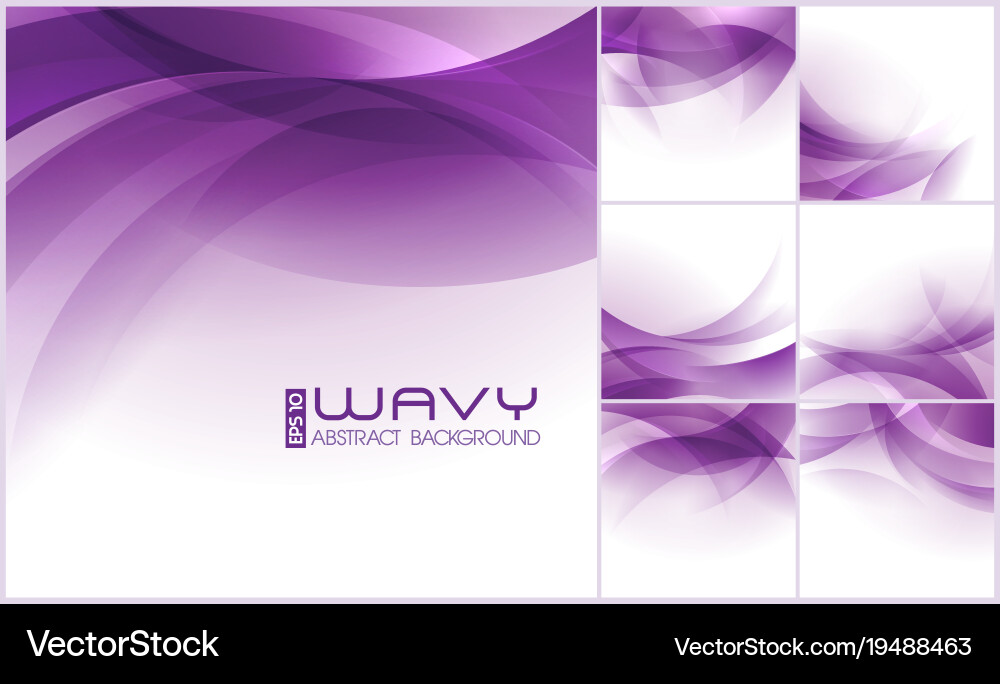 Wavy abstract background Royalty Free Vector Image