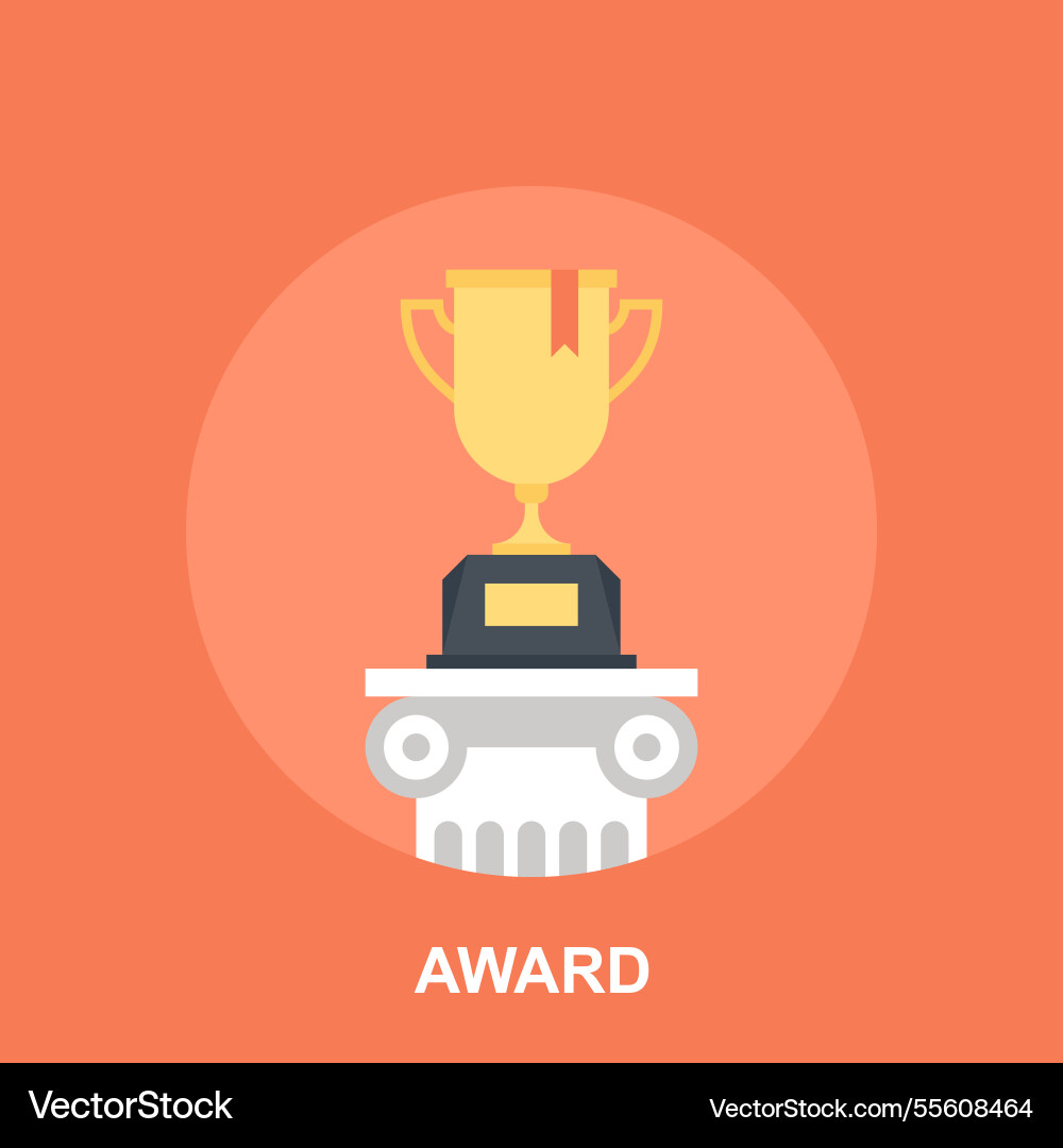Trophy cup concept Royalty Free Vector Image - VectorStock
