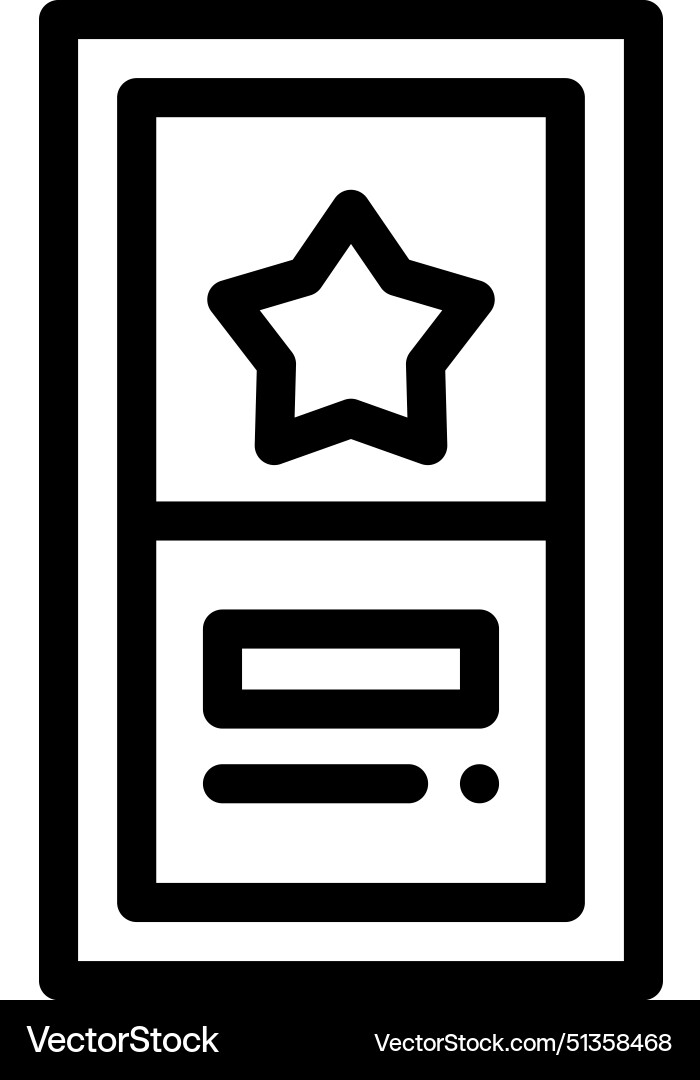 Backstage icon thin linear style design isolated Vector Image