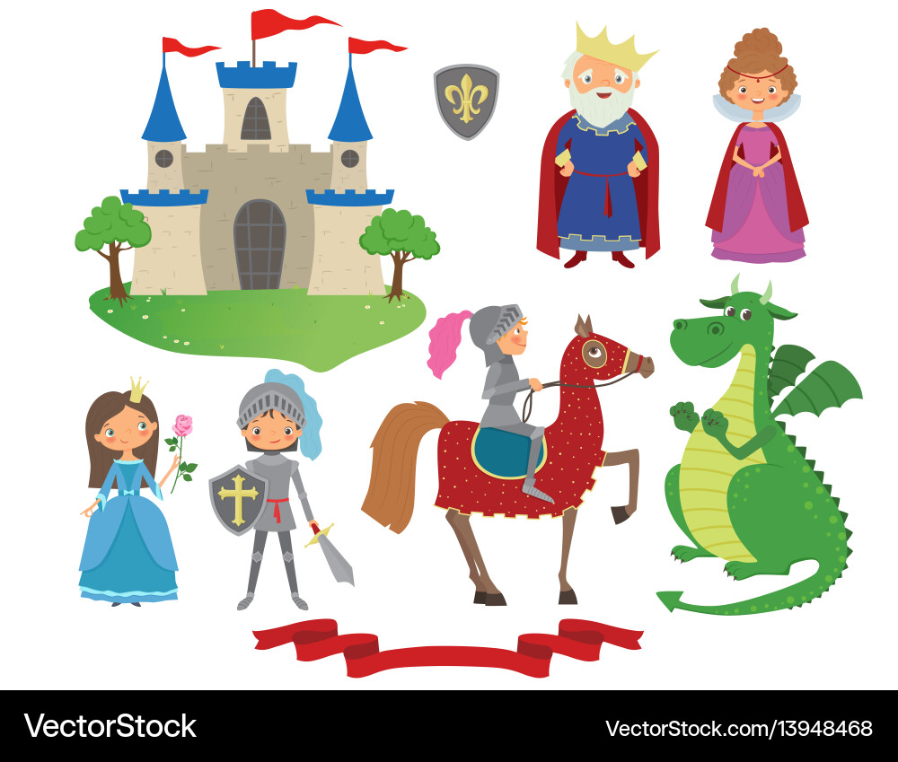 Fairy Tale Characters – Royalty-Free Vector | VectorStock