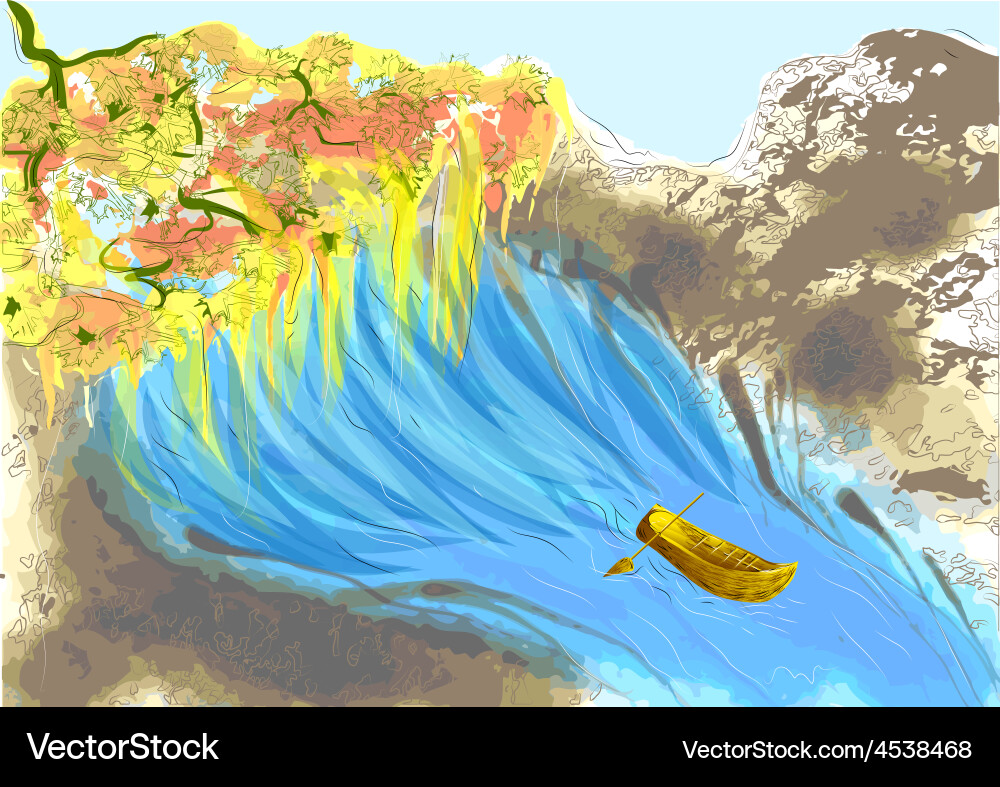 River Royalty Free Vector Image - VectorStock