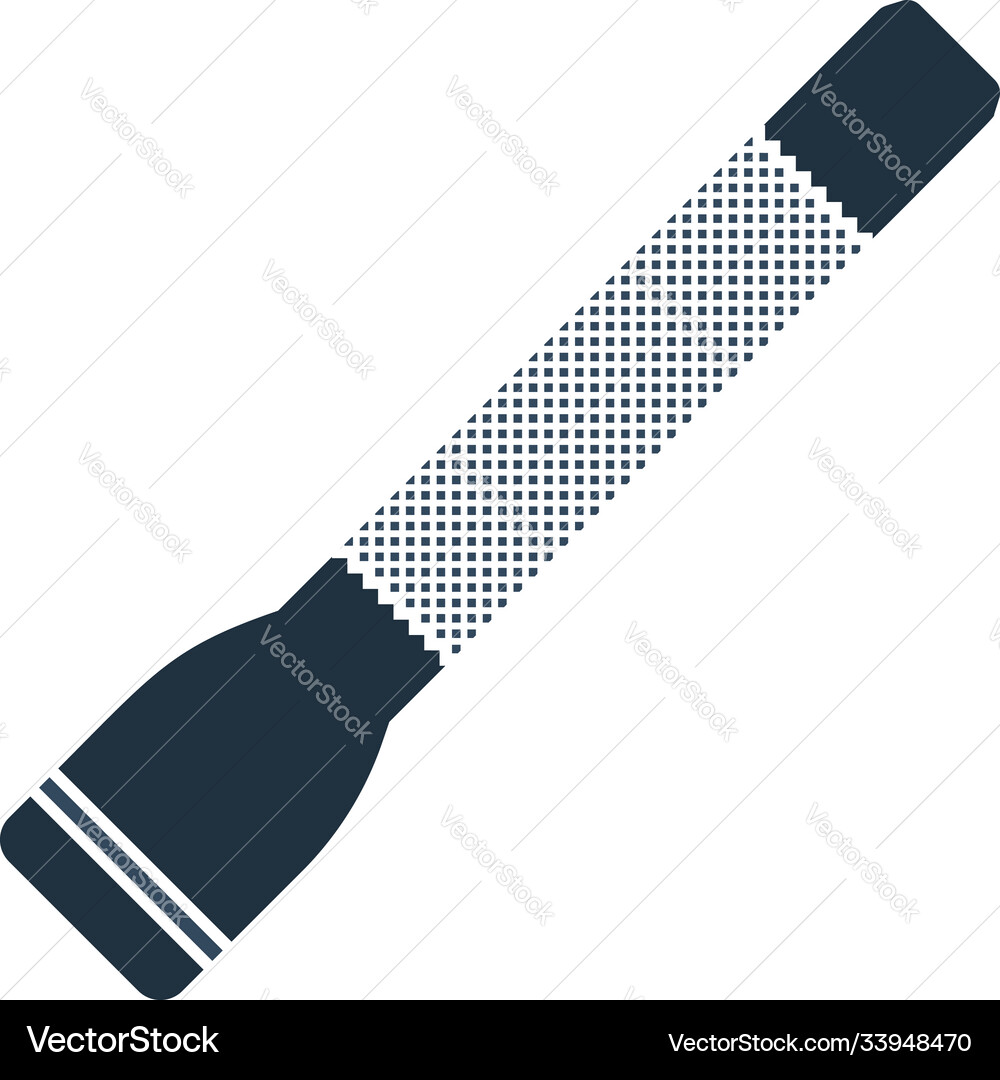 Police flashlight icon Royalty Free Vector Image