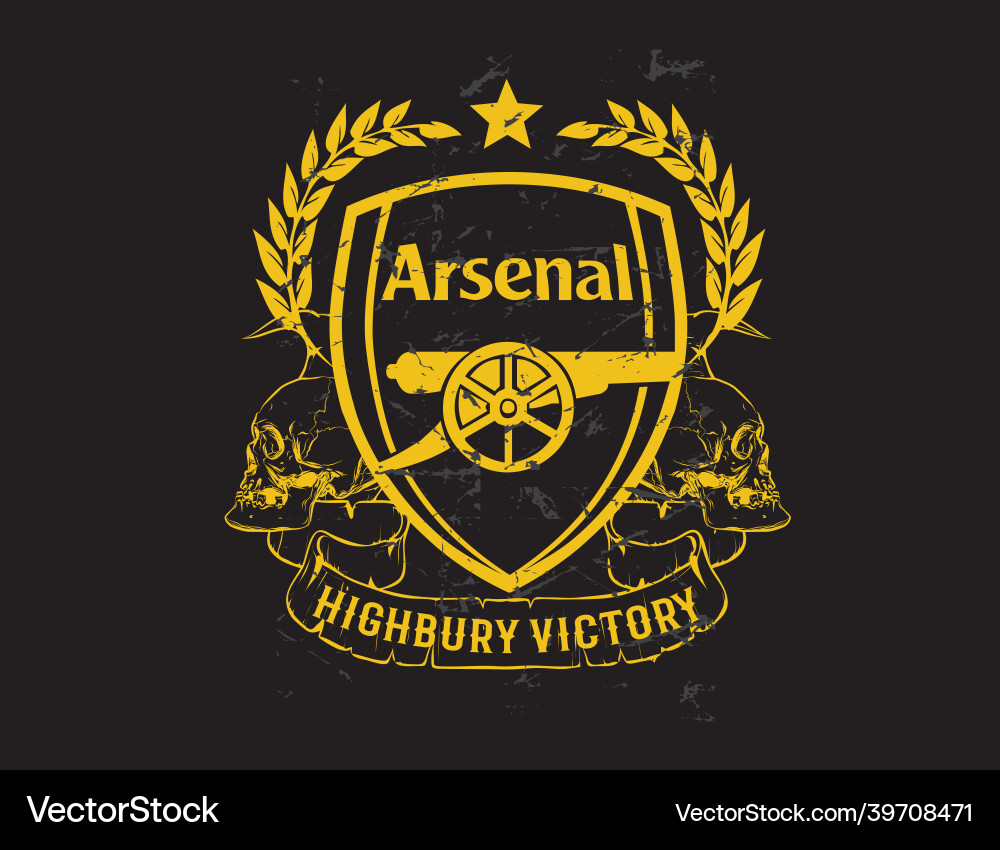 Arsenal FC Logo Royalty Free Vector Image - VectorStock
