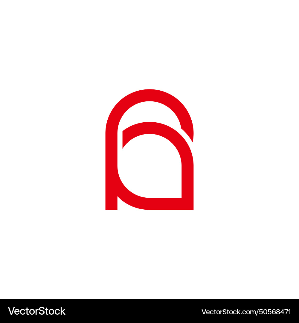 Letter g pin location symbol logo Royalty Free Vector Image