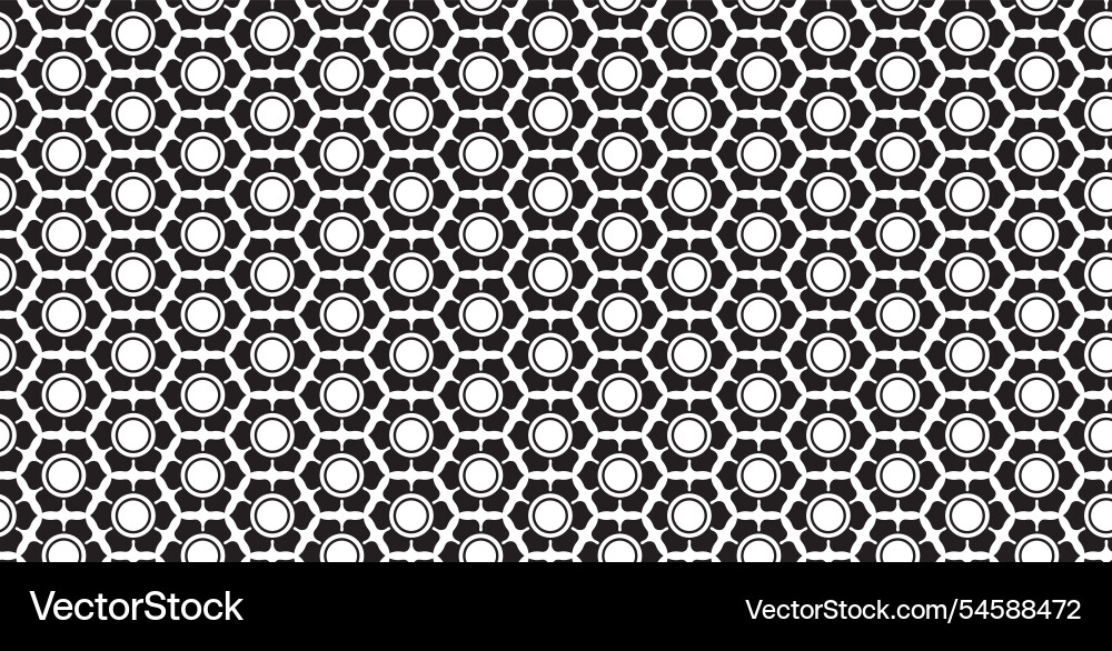 Floral geometric repeating pattern Royalty Free Vector Image