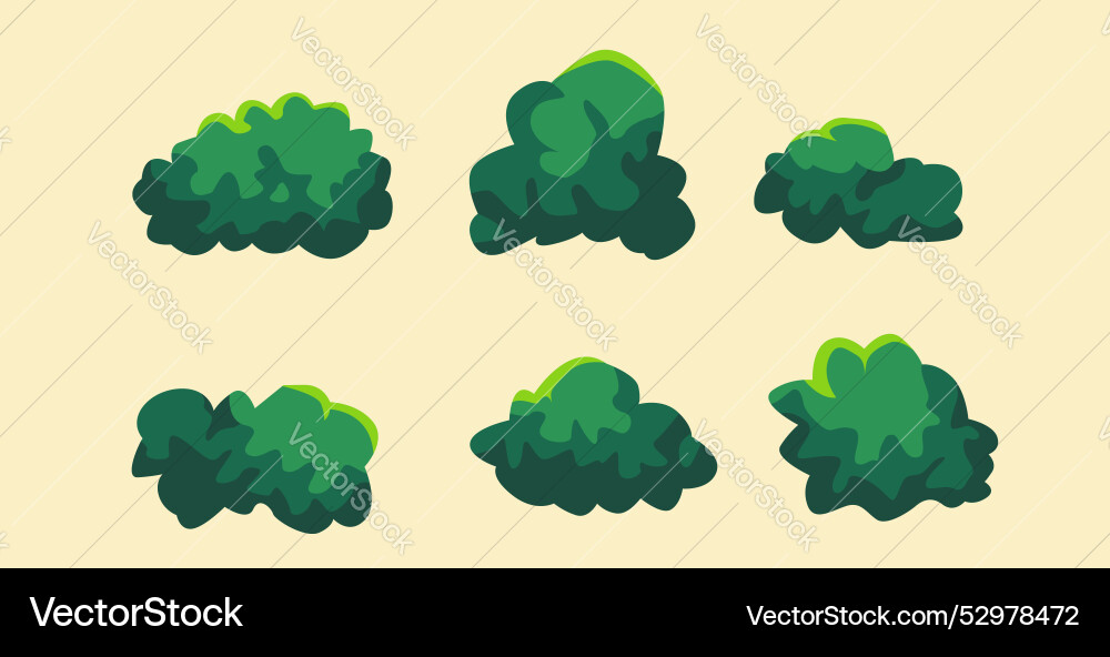 Grass collection Royalty Free Vector Image - VectorStock
