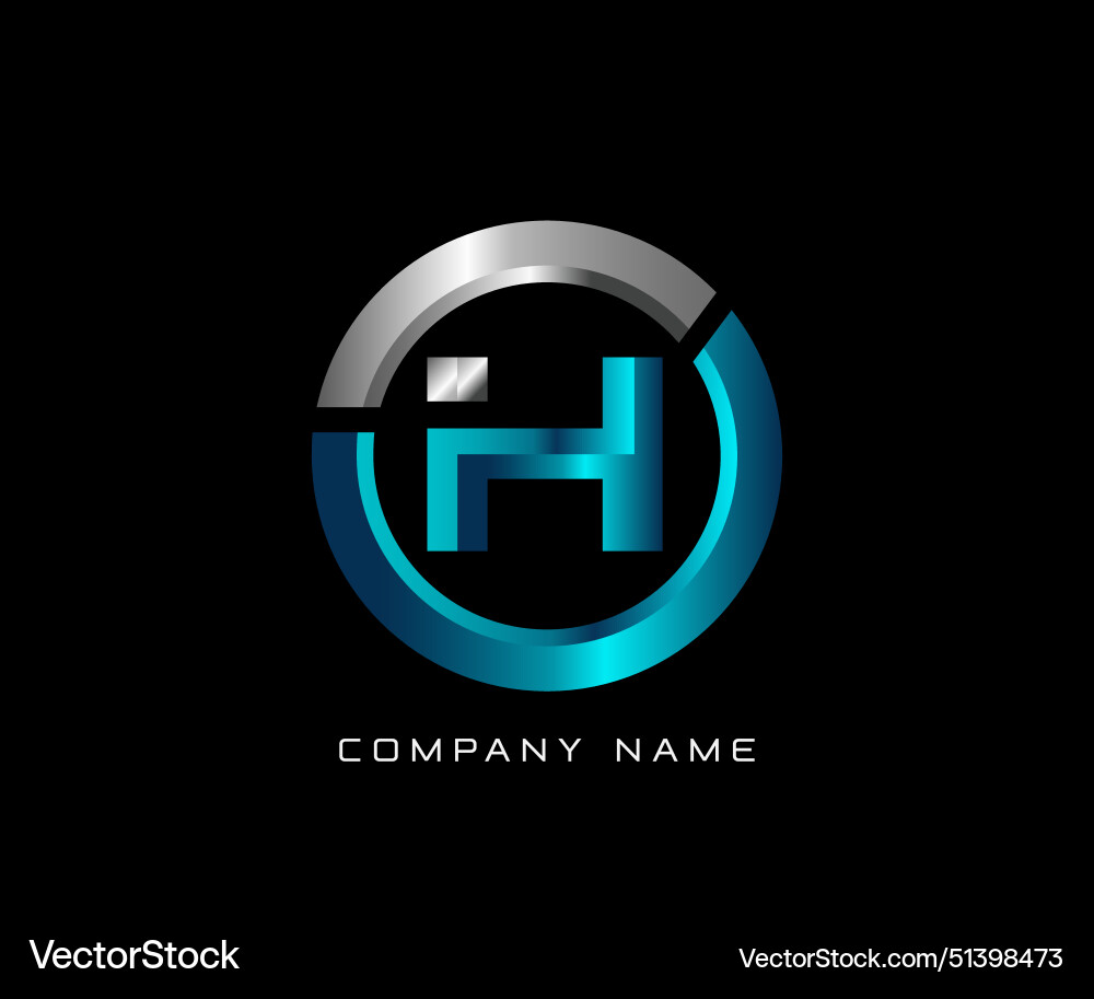 H letter corporate logo design template Royalty Free Vector