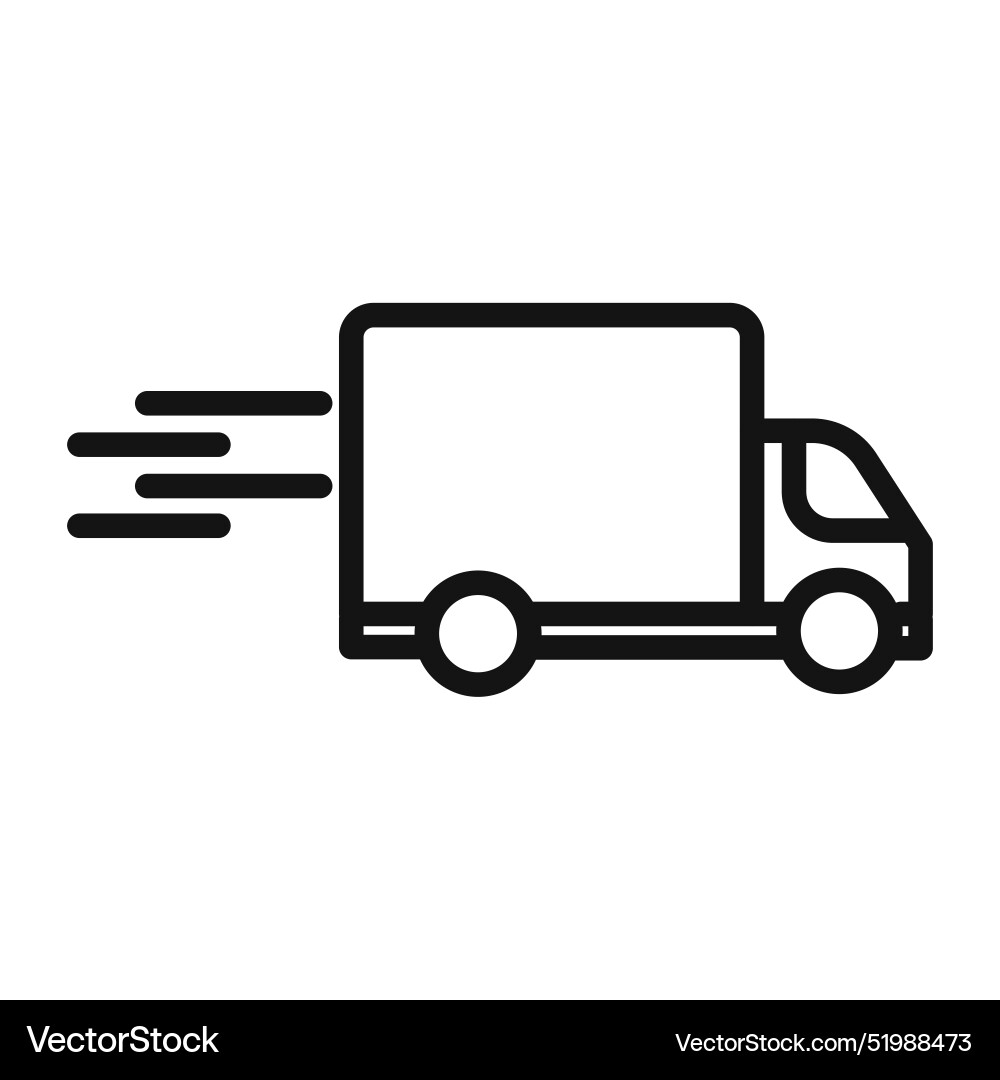 Moving service truck icon ideal for relocation Vector Image