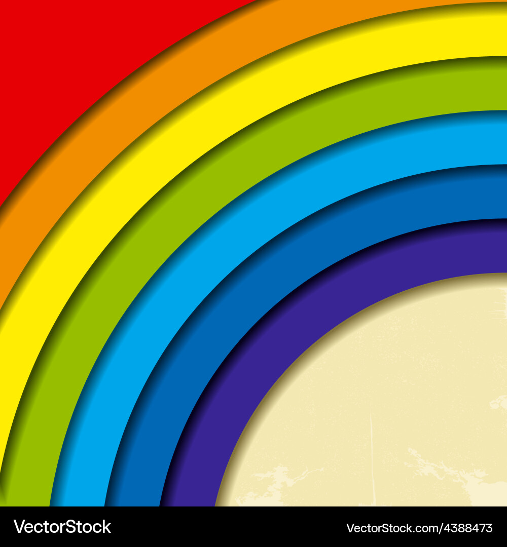 Retro Rainbow Gradient Background Royalty Free Vector Image