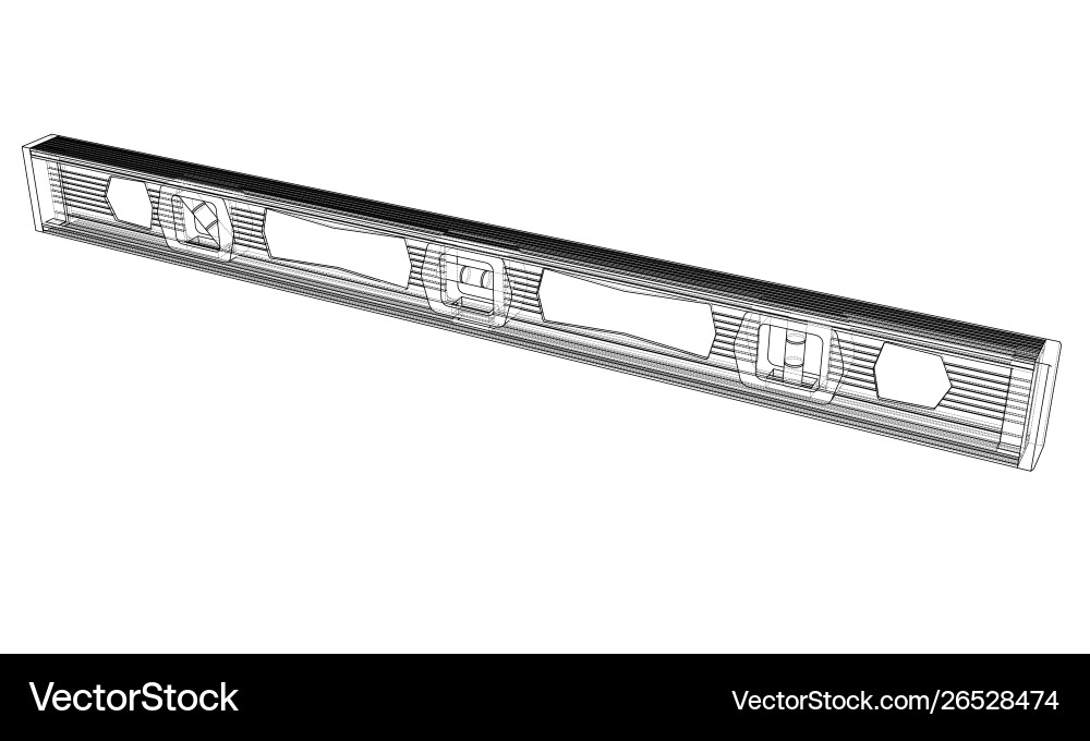 Outline building level Royalty Free Vector Image