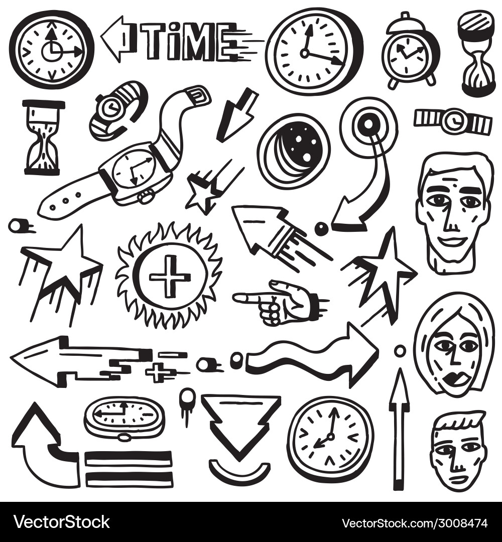 Clock Crossed Arrows Vector Images (over 630)